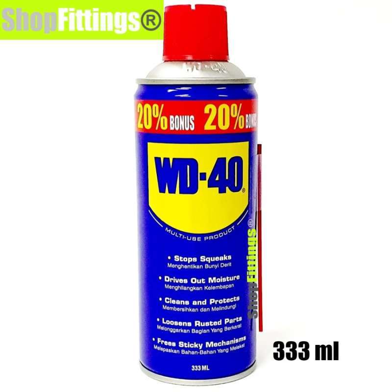 Jual WD 40 Pelumas Semprotan Anti Karat Multi Use Lubricant Spray WD40 di Seller shop fittings ...