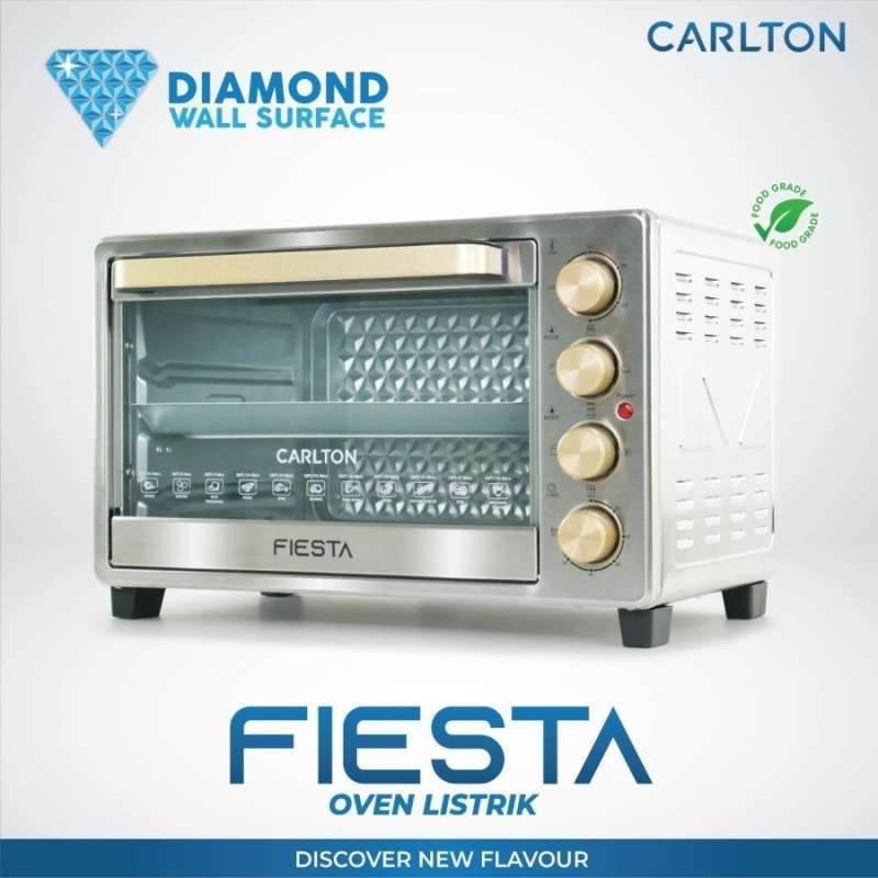 Promo CARLTON Oven Listrik FIESTA 33LITER / Electric Oven Watt Rendah ...