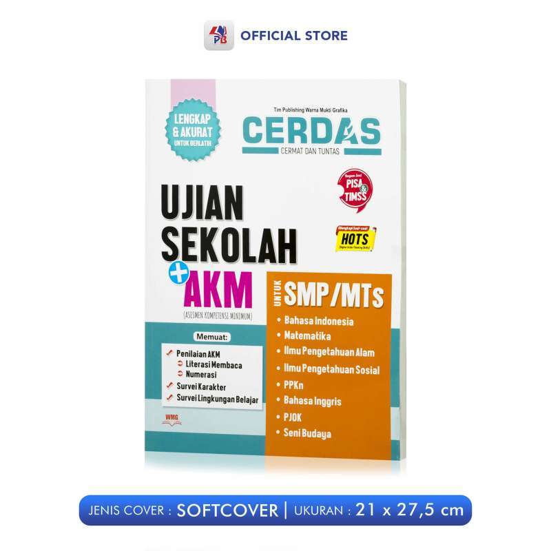 Jual Buku Akm / Buku Ujian Sekolah Smp / Cerdas Ujian Sekolah + Akm ... Jual Buku Akm / Buku Ujian Sekolah Smp / Cerdas Ujian Sekolah + Akm ...
