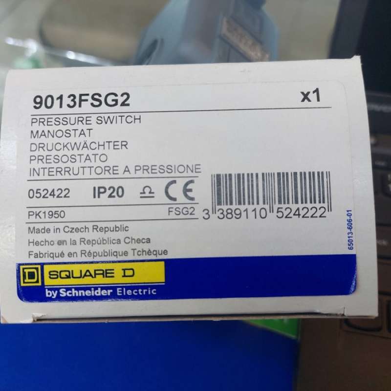 Jual PRESSURE TRANSMITTER FSG2 (4.6BAR SQUARE D) SCHNEIDER di Seller ...