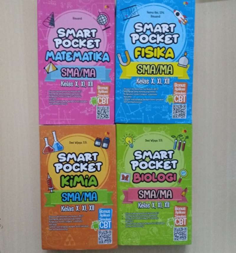 Promo BUKU SOAL | SMART POCKET SMA ( BIOLOGI, FISIKA, KIMA, MATEMATIKA ...
