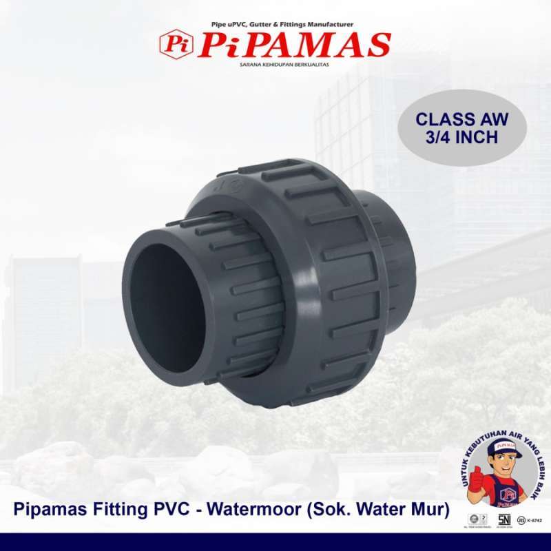 Jual Watermoor Aw Pipamas 3/4 Inch Fitting Sok Pipa Pvc Di Seller ...