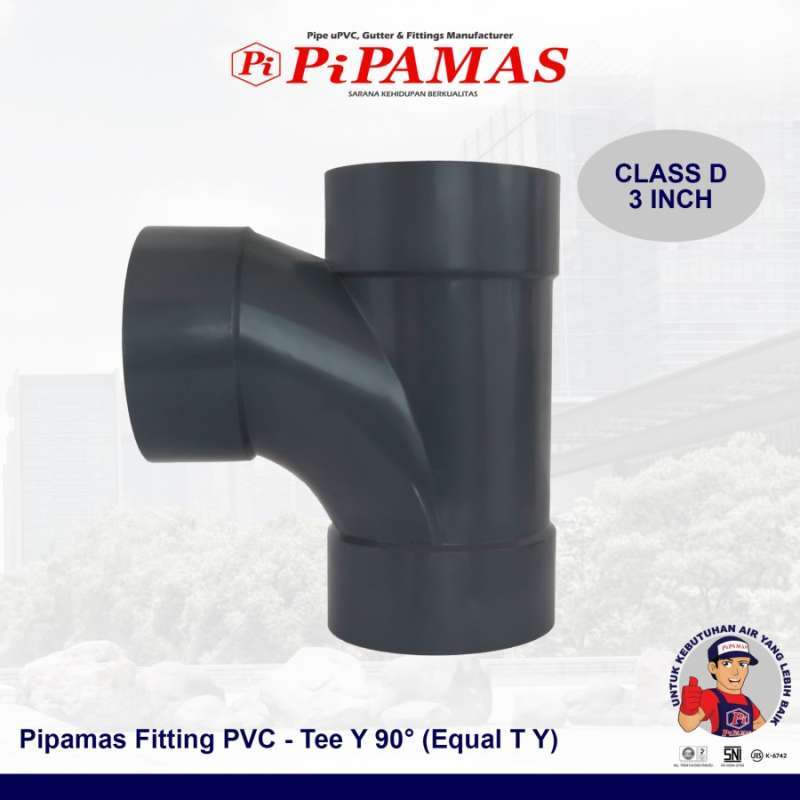 Jual Tee Y 90 D Pipamas 3 Inch Fitting T Pipa Pvc Di Seller Pipamas ...