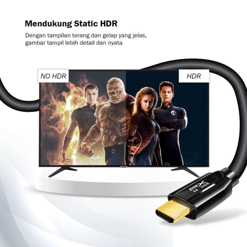 Promo Kabel HDMI 4K HDR ARC HDMI Cable Ethernet 20 meter PX HD2-20MM ...