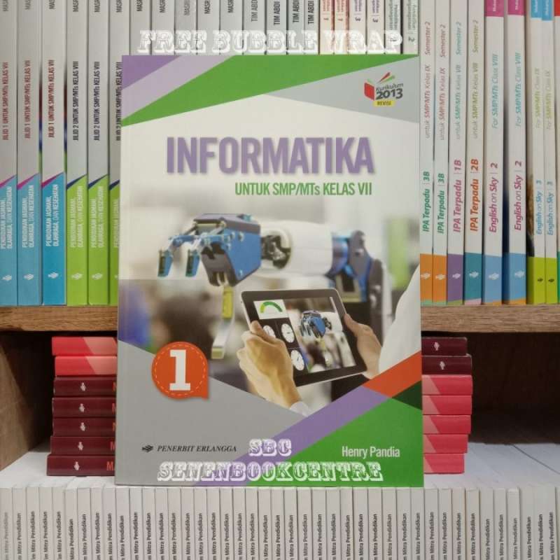 Promo Buku Informatika Kelas 1/VII 7 SMP K13 Revisi Erlangga Diskon 23% ...