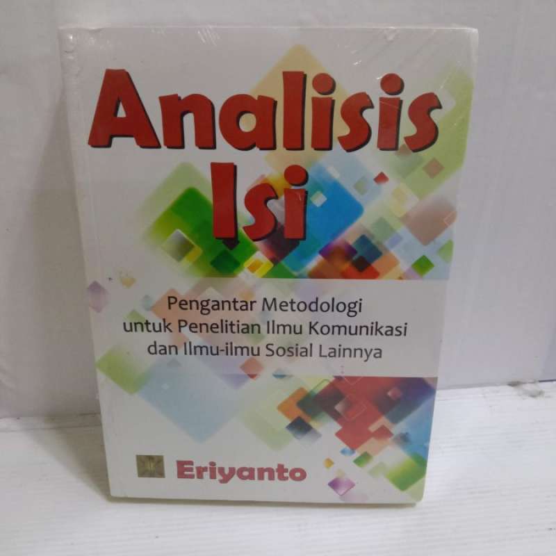 Promo Analisis isi Pengantar Metodelogi Untuk penelitian ilmu ...