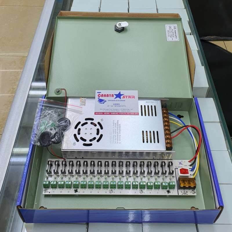 Promo Promo Power Supply Box 30a 12volt + Kipas Tahan Panas Diskon 23% ...