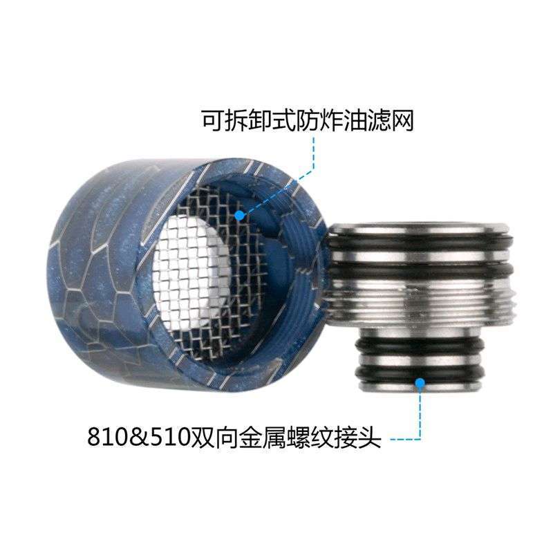 Jual New 510&810 Drip Tip 2 In1 Anti Spitback - Merah Di Seller ...