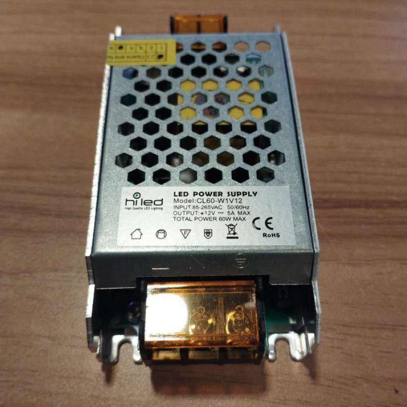 Promo Trafo Adaptor Powersupply 12volt 5a Hiled Untuk Led Strip 60watt ...