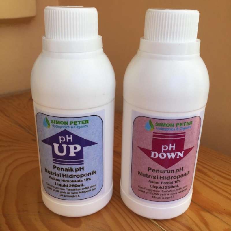 Promo Paket Ph Up & Down 250Ml Utk Pengaturan Ph Air Nutrisi Hidroponik Diskon 33% di Seller ...