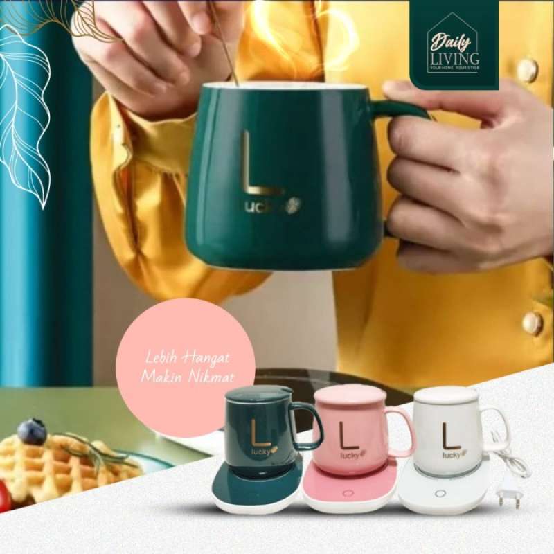 Promo Electric Mug Warmer Mug Pemanas Air Premium Daily Living Diskon ...
