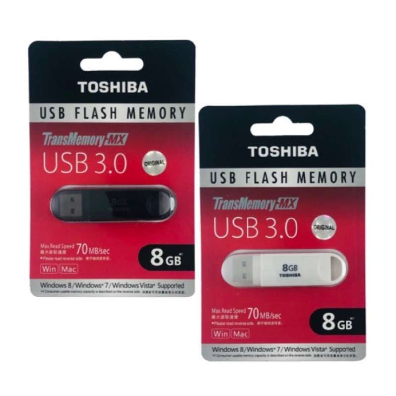 Promo Toshiba Flashdisk 8GB Full Capacity USB 3.0 Highspeed Trans ...