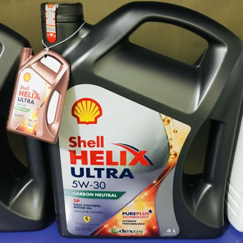 Jual Oli Shell Helix Ultra Ultra 5w 30 4l Kemasan 4liter Gratis Filter ...