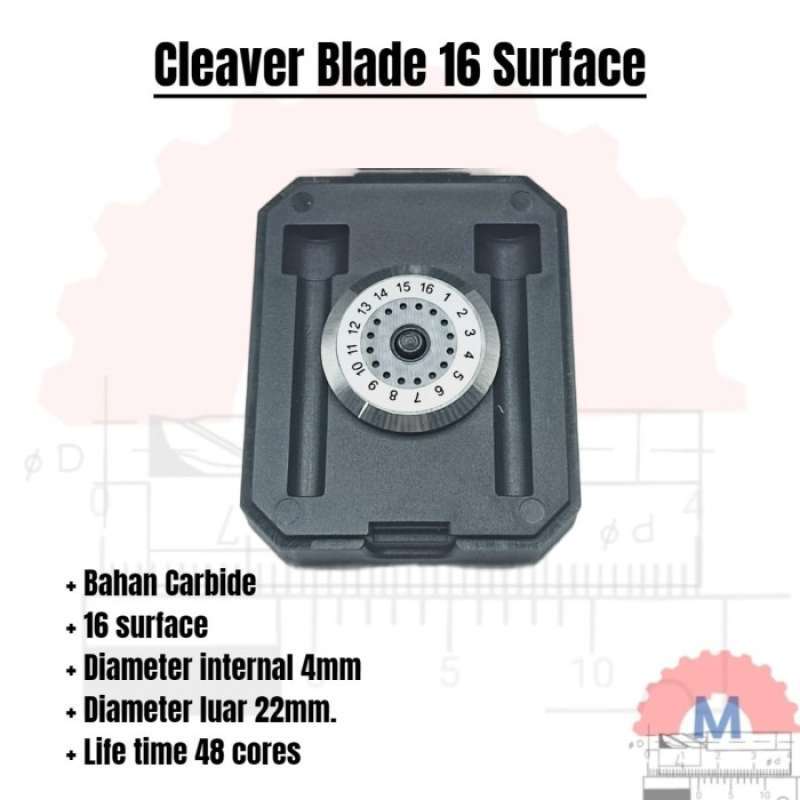 Promo Fiber Optic Blade Cleaver Blade 16 Surface Optical Fiber Cutting ...