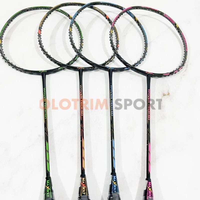 Jual Raket Badminton Maxbolt Woven Tech 60 90 35lbs 100% Original ...