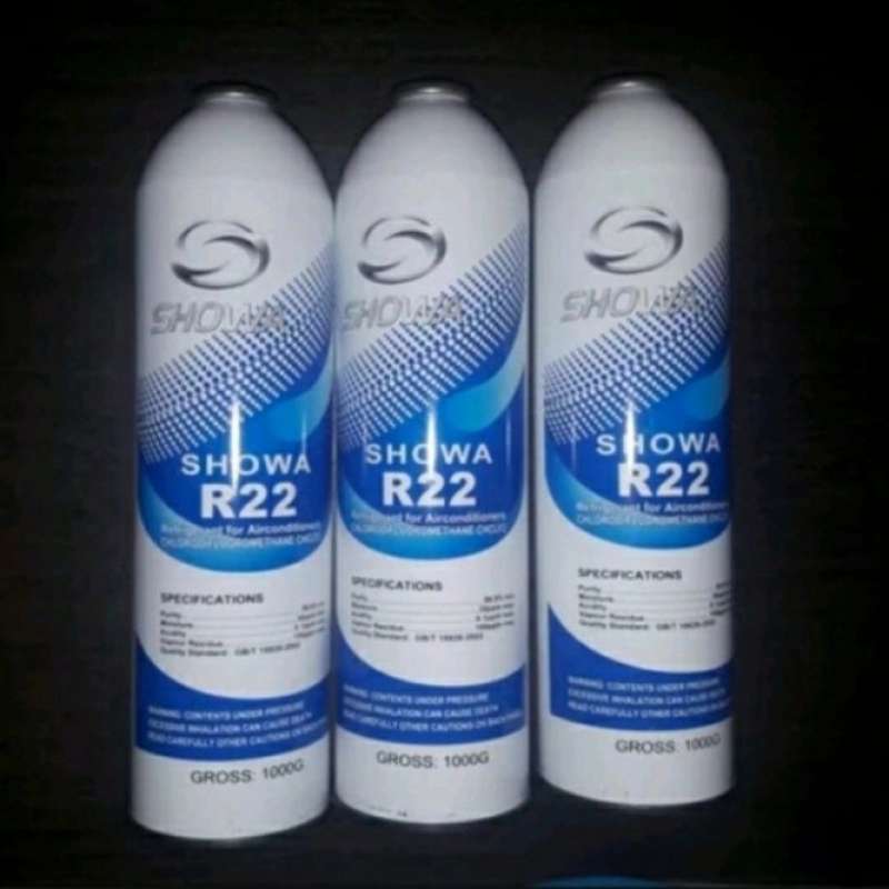 Promo FREON R22 SHOWA REFRIGERANT 1 KG KALENG Diskon 33% di Seller Emma Store - Tegal Parang ...