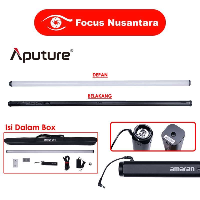 Jual Focus Nusantara - APUTURE Amaran T4C RGBWW LED Tube Light ...
