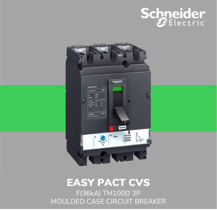 Promo Schneider Compact CVS100F Mccb 100A 3P 36Ka - LV510337 Diskon 23% ...