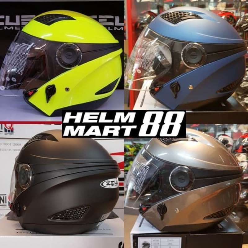 Jual Helm ZEUS 610 Solid Half Face - ZEUS ZS610 ZS-610 - L AUDI GRAY di ...