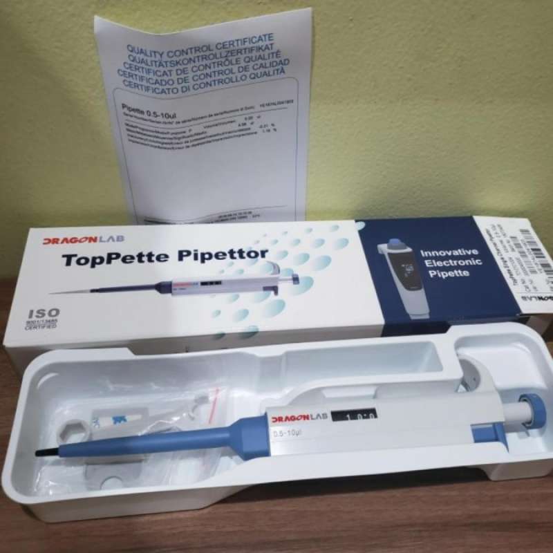 Promo Mikro pipet Micro pipet Adjustable 0.5-10ul volume dragon lab ...