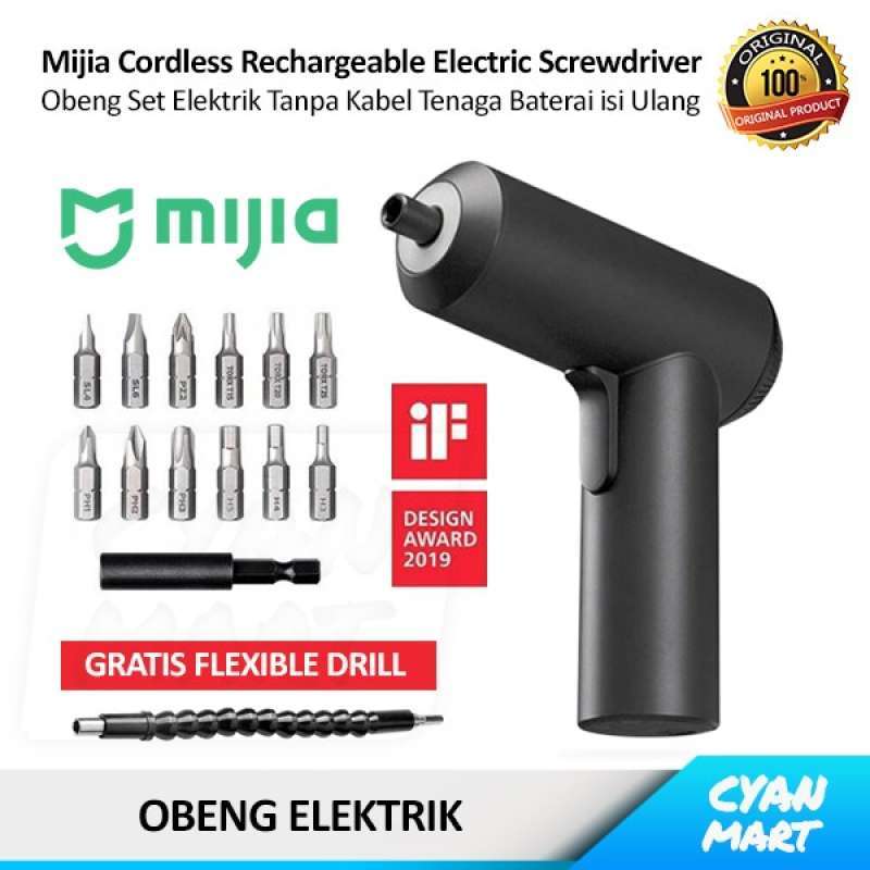Promo Obeng Listrik Set Mijia Cordless Electric Screwdriver ...