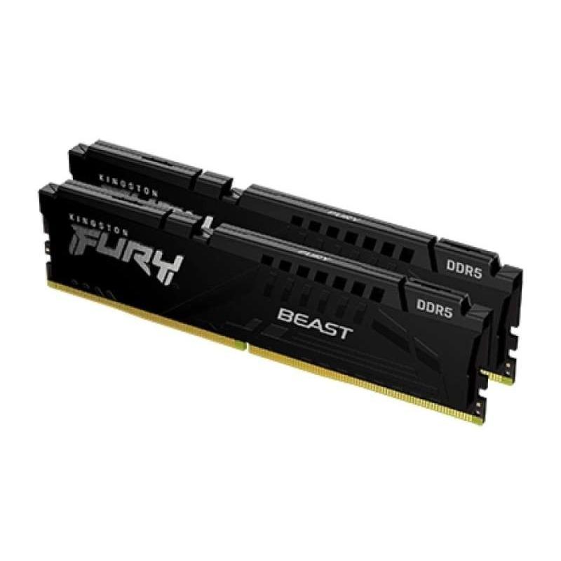 Promo Ram Kingston Fury Beast 5200mhz Ddr5 32gb - 2x16gb Diskon 23% Di ...