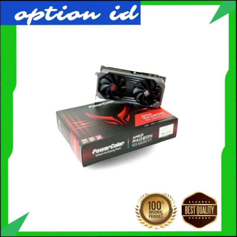 Promo VGA AMD POWERCOLOR RX 6600 XT Red Devil - 8GB GDDR6 RX6600 XT Dual Fan Diskon 23% di ...
