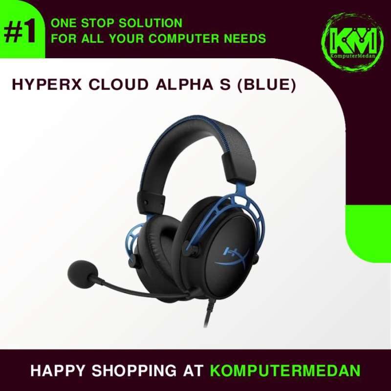 Jual HyperX Cloud Alpha S - Gaming Headset (Blue) di Seller ...