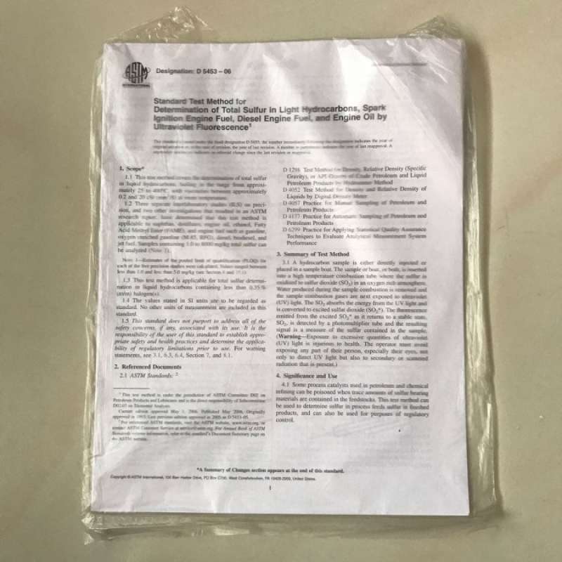 Promo ASTM D5453-06 Standard Test Method for Determination of Total ...