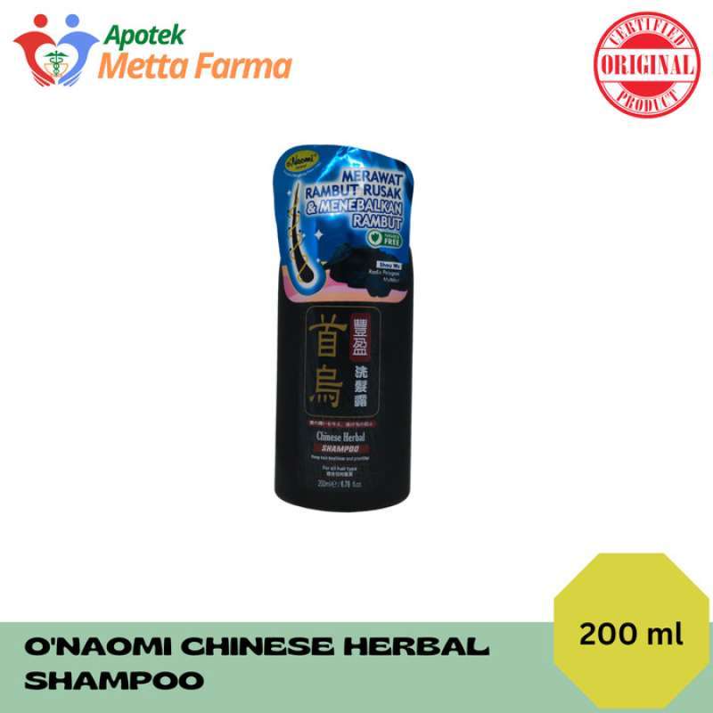 Jual O'naomi Chinese Herbal Shampoo 200 Ml Di Seller Apotek Metta Farma ...