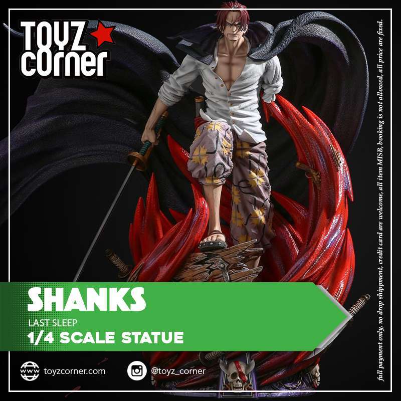 Jual Last Sleep 1/4 Scale Statue One Piece - Shanks di Seller Toyz ...