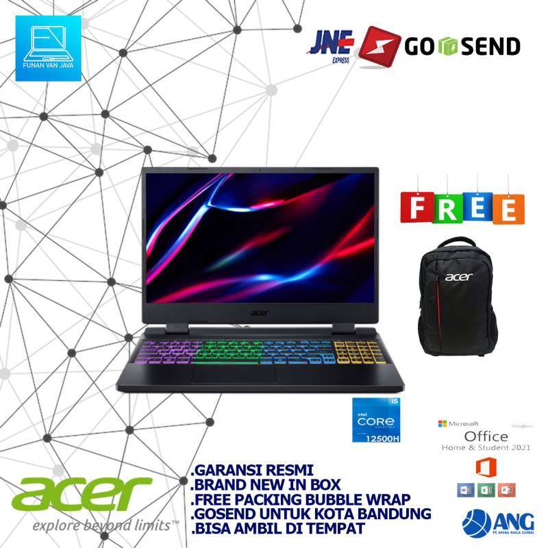 Jual Acer Nitro 5 AN515-58-59X8 /Core i5-12500H/8GB/512GB SSD/RTX3050 ...