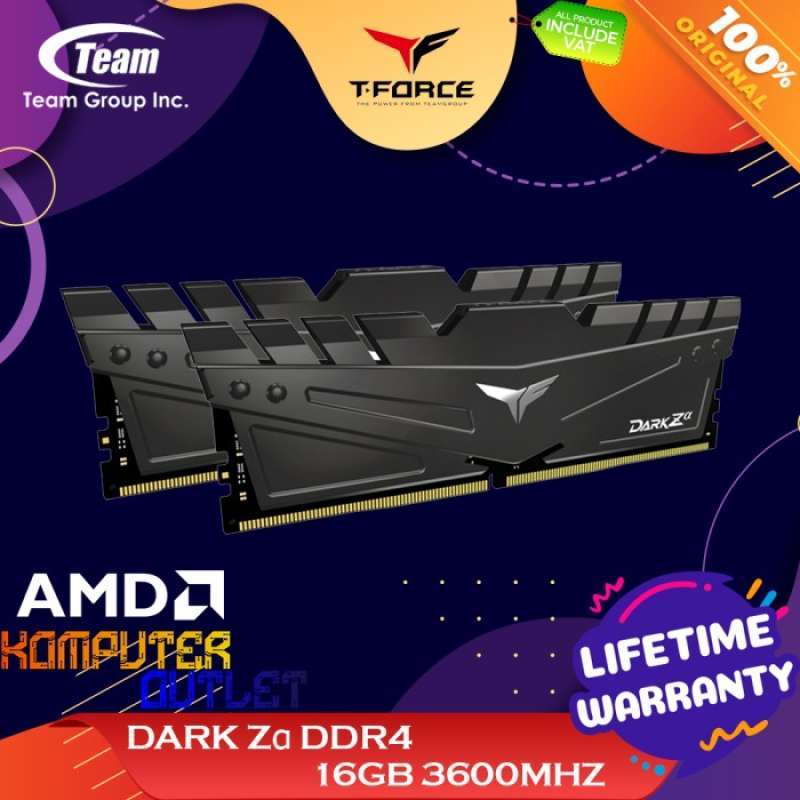 Promo Team T-force Dark Z Alpha Ram Ddr4 16gb Kit (2x8gb) 4000mhz ...