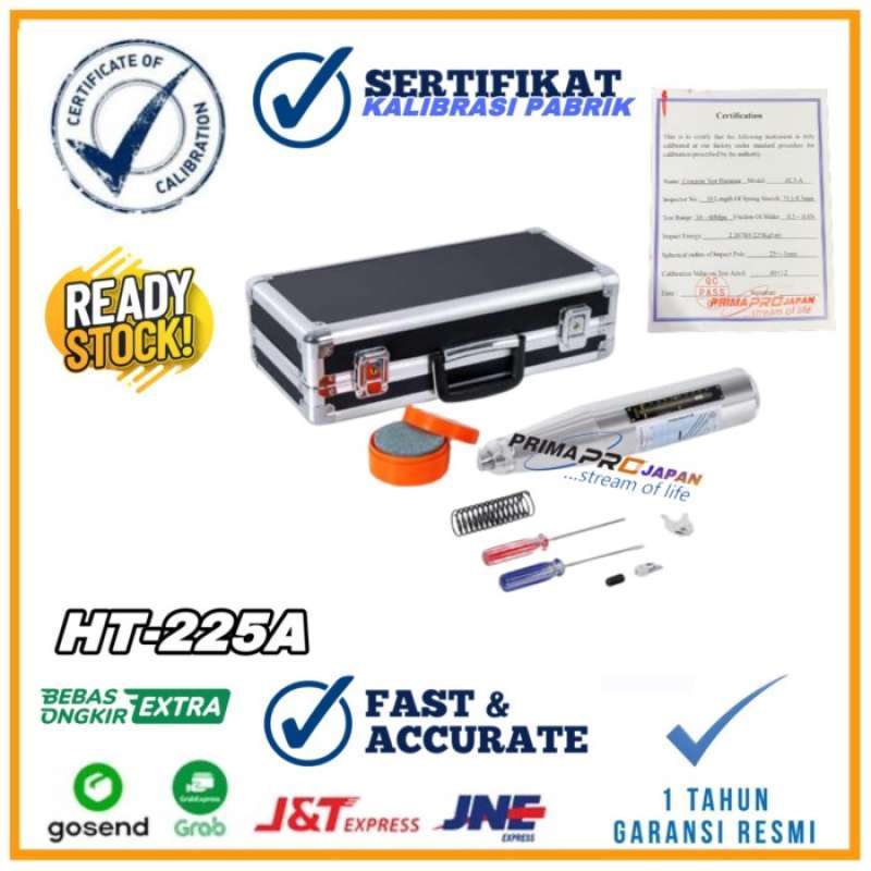 Promo Hammer Concrete Hammer Test Ht225 A Alat Uji Beton Terbaik Hammer ...