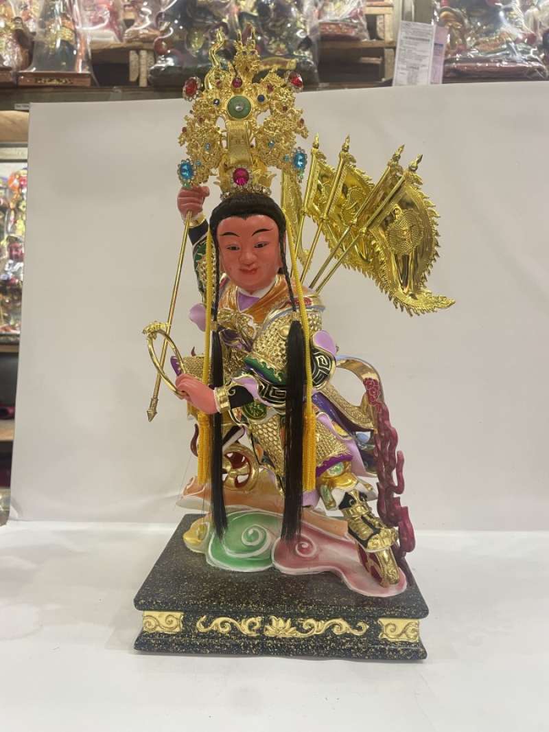 Jual Patung Dewa Nezha / Locia / Naca Kayu Taiwan 12in Di Seller Teman ...