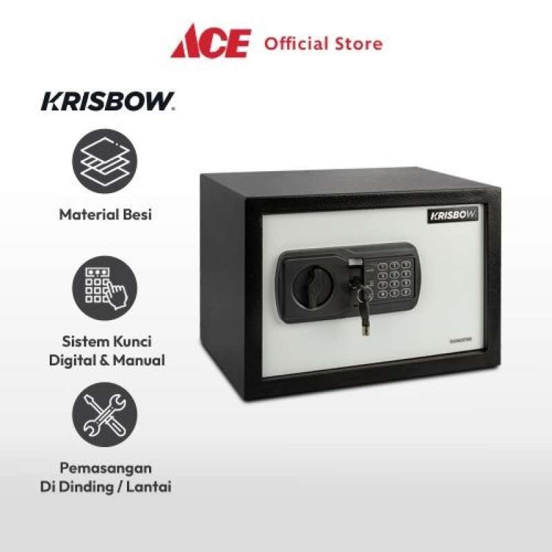 Promo Ace - Krisbow 35x25x25 Cm Brankas Besi 25nek 1/3 Mm - Hitam/putih ... Promo Ace - Krisbow 35x25x25 Cm Brankas Besi 25nek 1/3 Mm - Hitam/putih ...