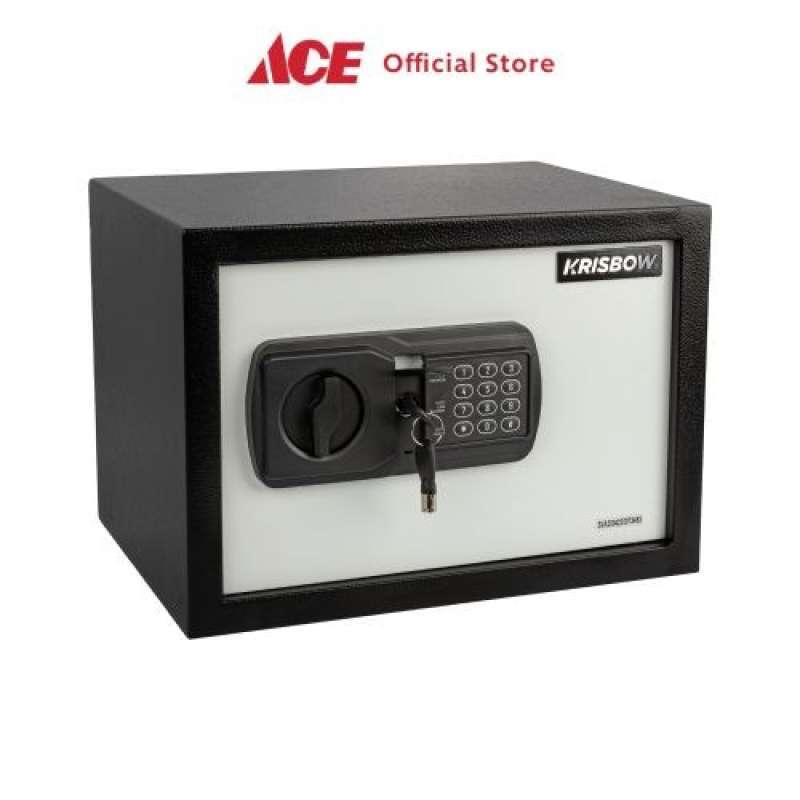 Promo Ace - Krisbow 35x25x25 Cm Brankas Besi 25nek 1/3 Mm - Hitam/putih ...