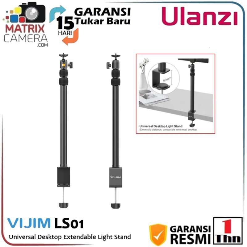 Promo Ulanzi Vijim Ls01 Desktop Extendable Light Stand With Table Clamp ...