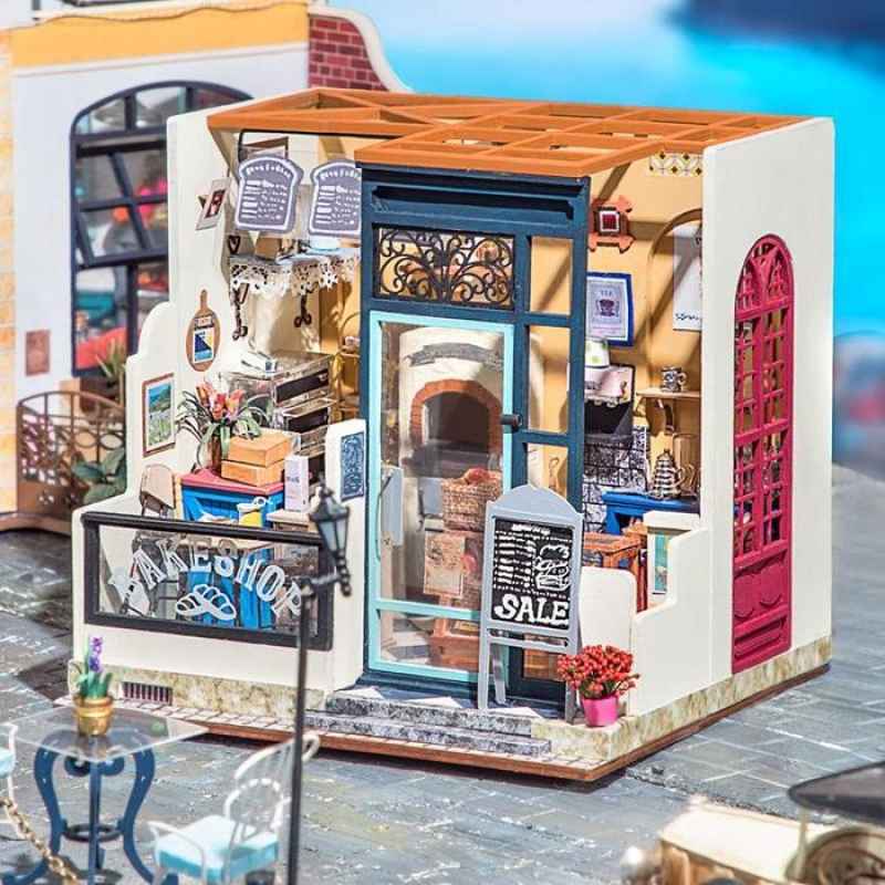 Jual Robotime Nancyâ€™s Bake Shop Dg143 Bakery Store Miniature Di ...