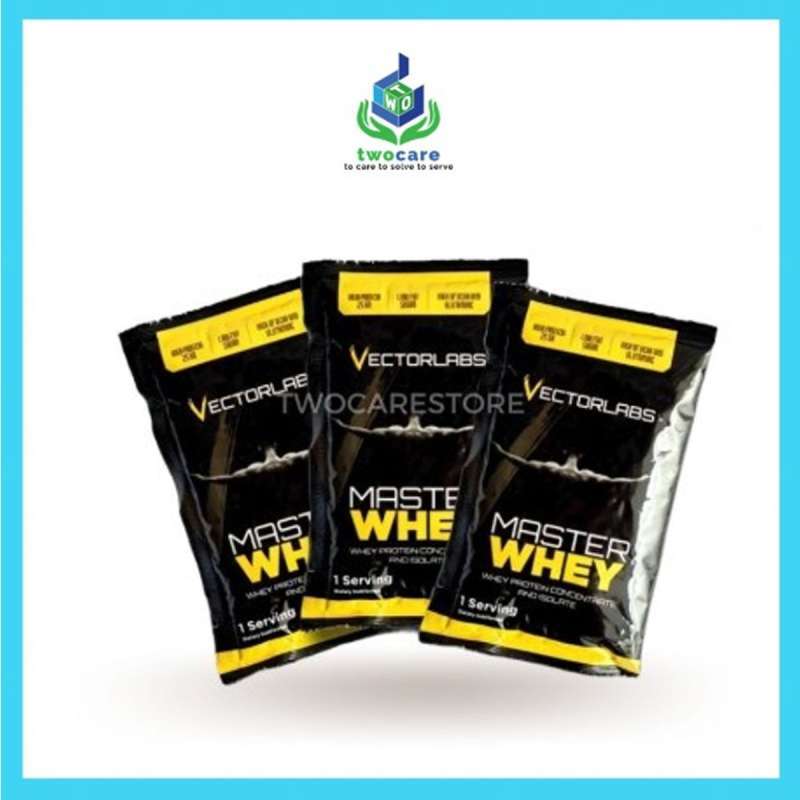 Jual Vectorlabs Master Whey 1 Sachet Vectorlab Whey Protein Per Sachets ...