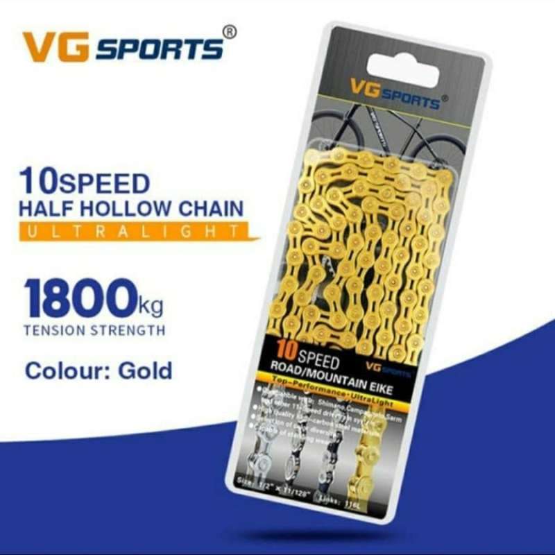 Jual Rantai Sepeda 10 Speed Vg Sport Gold Di Seller Raja Sepeda ...