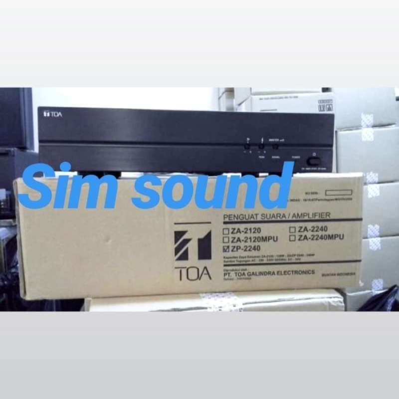 Promo POWER AMPLIFIER TOA ZP 2240 240 WATT AMPLI ZP2240 Diskon 23% di Seller Focus ID - Cilandak ...