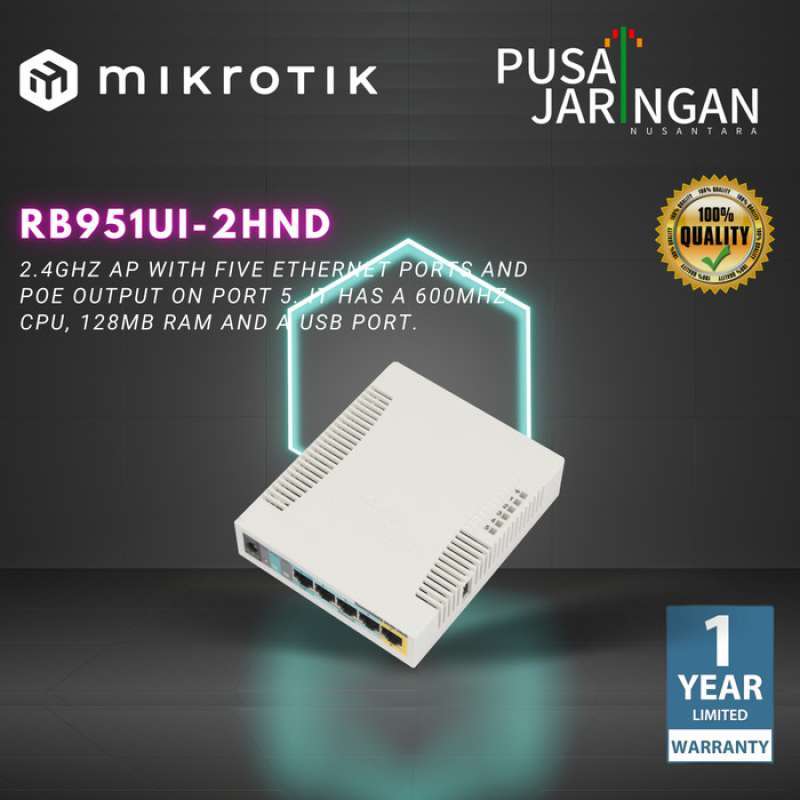 Promo MIKROTIK RB951Ui 2HND/ RB951Ui-2HND Diskon 23% di Seller Tikno ...