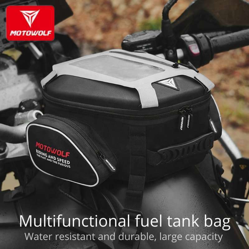 Promo Motowolf Tank Bag Motor Waterpoof Tankbag Universal Plus Phone ...