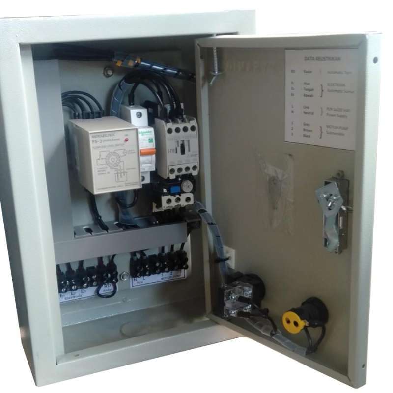 Jual Panel Box Standard + Komponen Listrik / Control Panel Standard Di ...
