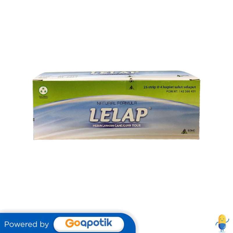 Jual LELAP BOX 100 KAPLET di Seller Apotek Langkar Sehat - Karang Mekar ...
