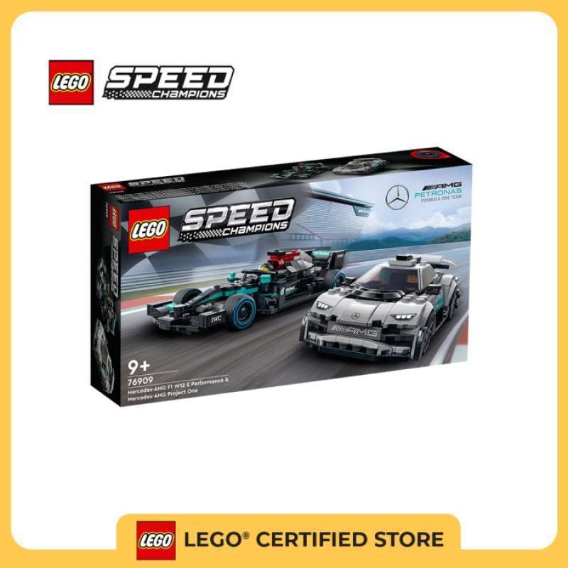 Jual LEGO 76909 SPEED CHAMPIONS Mercedes AMG F1 W12 E & AMG Project One ...
