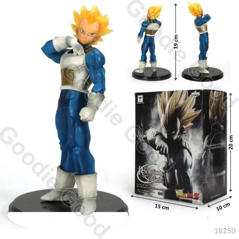 Jual 19259 - Figure Karakter Mirip Vegeta Resolution of Soldiers Dragon ...