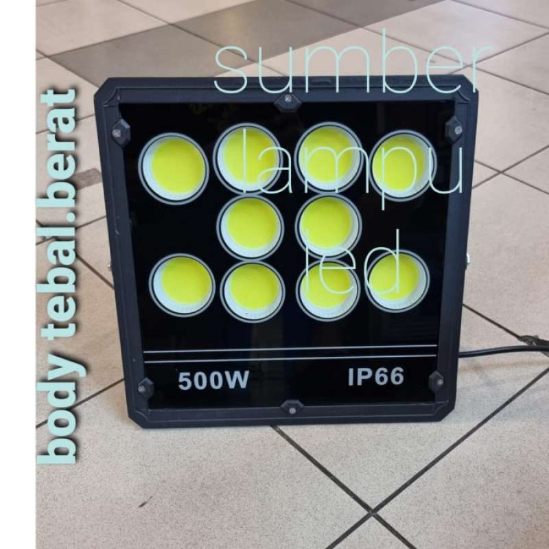 Jual Lampu Tembak Flood Light Cob 10mata 500watt 500w Sorot Led 500 Watt Di Seller Tumenggung ...