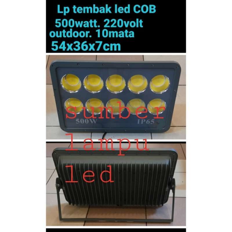 Jual Lampu Tembak Flood Light Cob 10mata 500watt 500w Sorot Led 500 Watt Di Seller Tumenggung ...
